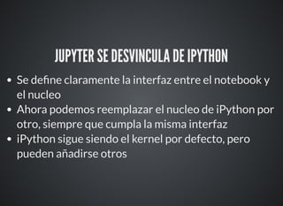 Introducción a jupyter (antes i python notebook) | PDF