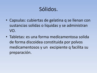 Introduccion a la farmacologia | PPTX