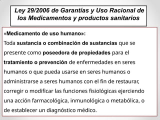 INTRODUCCION ALA FARMACOLOGIA DE MANERA SENCILLA Y COMPRENSIBLE | PPSX