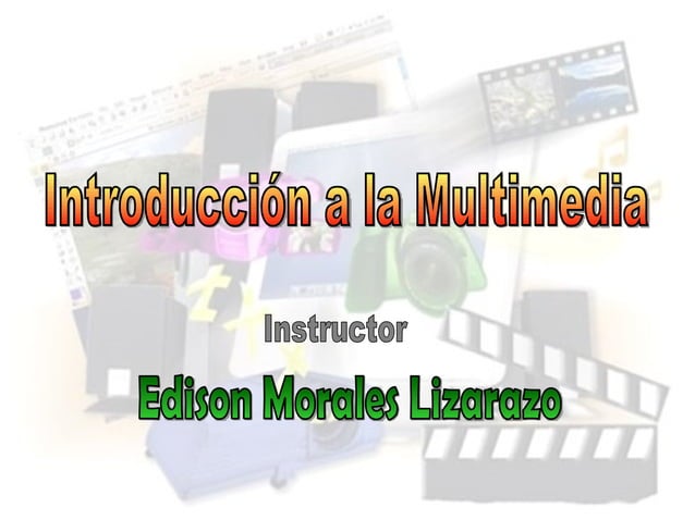 Introduccion a La Multimedia | PPT | Computing | Technology & Computing