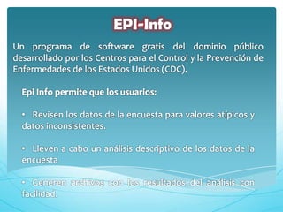 Epi Info | PPTX