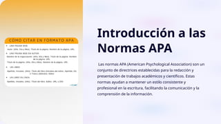 Introduccion a las Normas APA, breve resumen.pptx