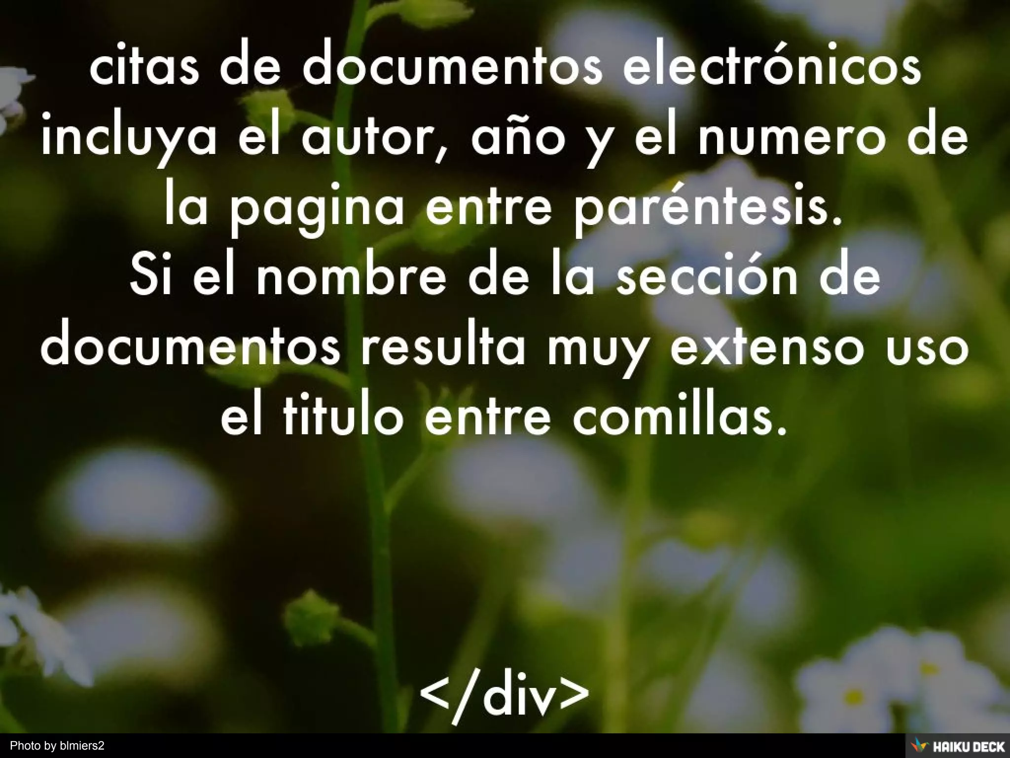 Introduccion al estilo apa | PDF