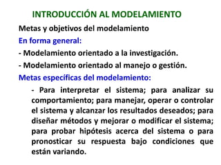 Introduccion al modelamiento | PDF