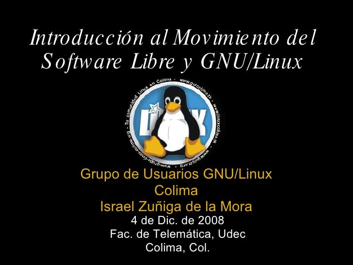 Introduccion Al Movimiento Del Software Libre