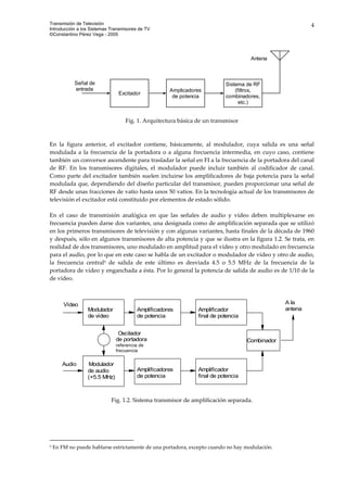 Introduccion a los sistemas transmisores de tv | PDF