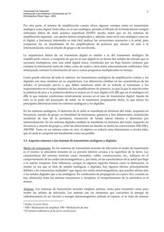 Introduccion a los sistemas transmisores de tv | PDF