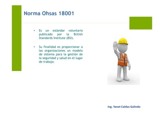 Introducción al sistema de gestión ohsas 18001 | PDF