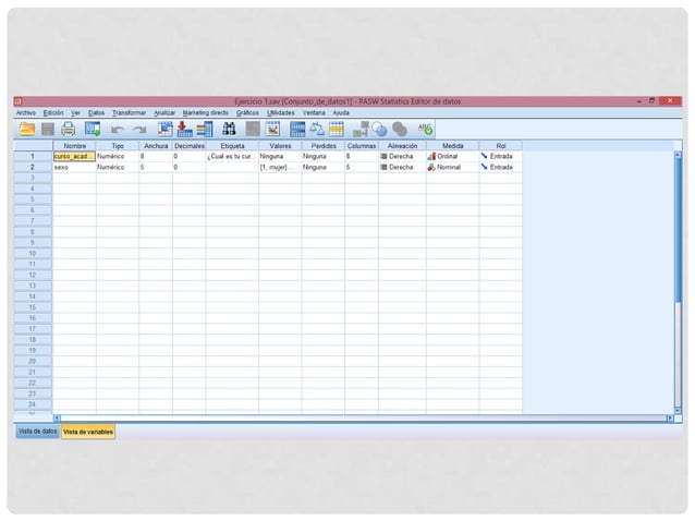 Introduccion al spss | PPT