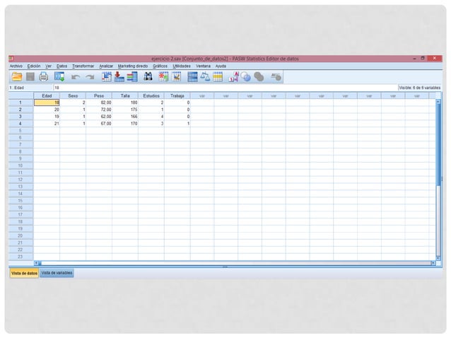 Introduccion al spss | PPT