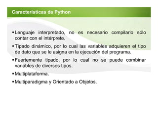 Introducción a Python | PDF