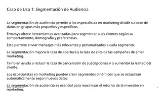 Emarsys introduction for Spanish speakers | PPT