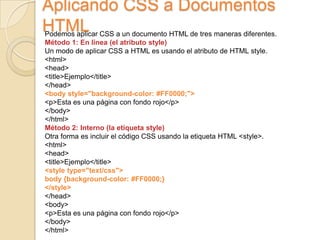 Introduccion historia css | PPTX