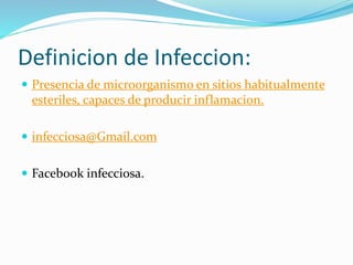 Introduccion Patologia Infecciosa | PPTX