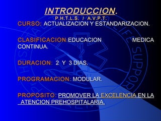 Introduccion phtls | PPT