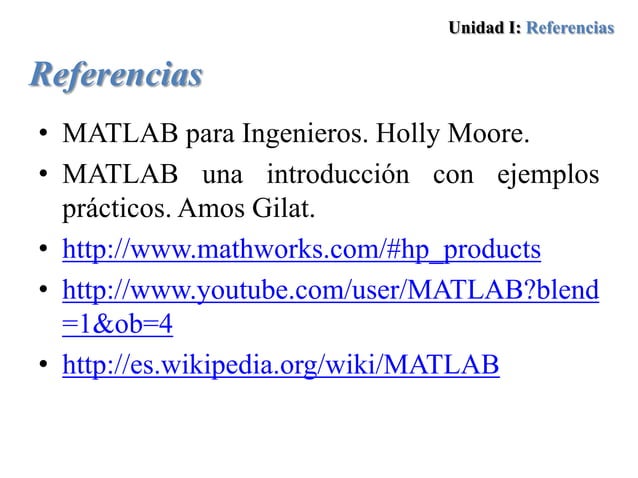 Introduccion y operaciones basicas (matlab) | PPTX | Programming Languages | Computing