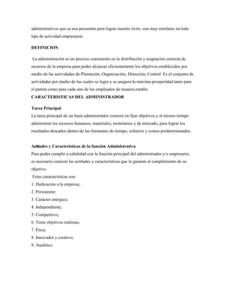 Introduccion y origenes de la teoria de la administracion | DOCX