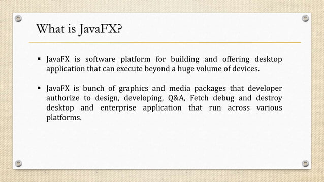 Complete Solution for JavaFX Development - NexSoftSys | PPT Complete Solution for JavaFX Development - NexSoftSys | PPT