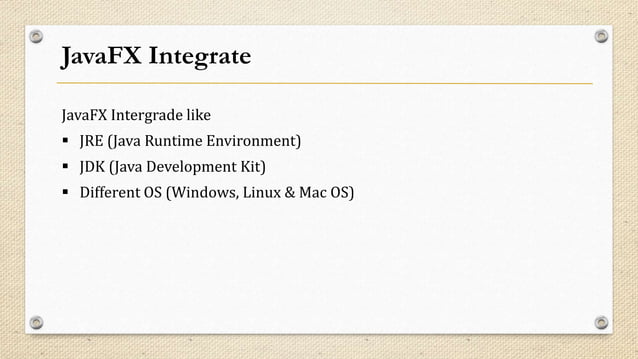 Complete Solution for JavaFX Development - NexSoftSys | PPT