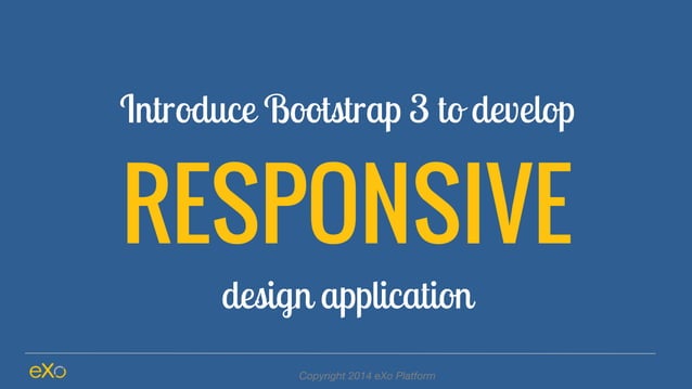 Introduce Bootstrap 3 to Develop Responsive Design Application | PDF