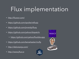 Introduce flux & react in practice | PPT