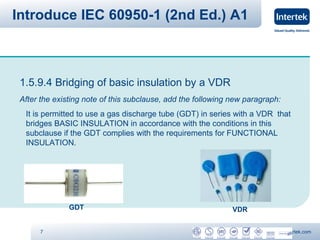 Introduce iec 60950 1 (2nd ed.) a1(for client) | PPT