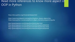 Introduce oop in python | PPTX