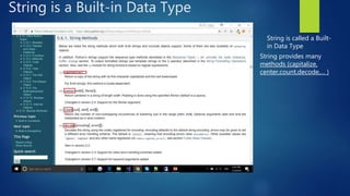 Introduce oop in python | PPTX