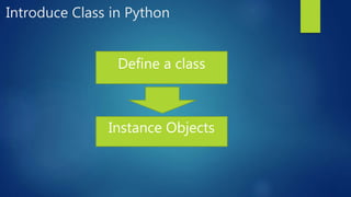 Introduce oop in python | PPTX