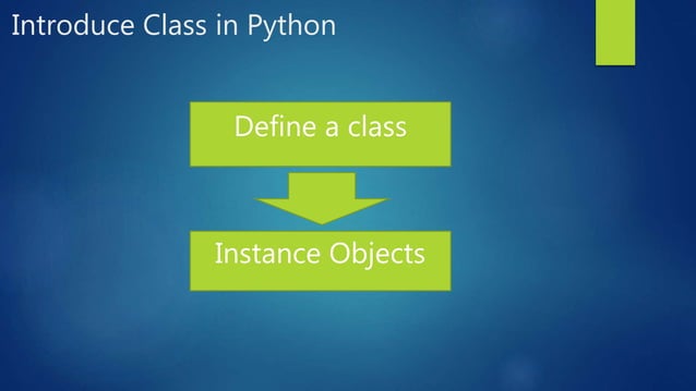 Introduce oop in python | PPTX