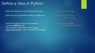 Introduce oop in python | PPTX