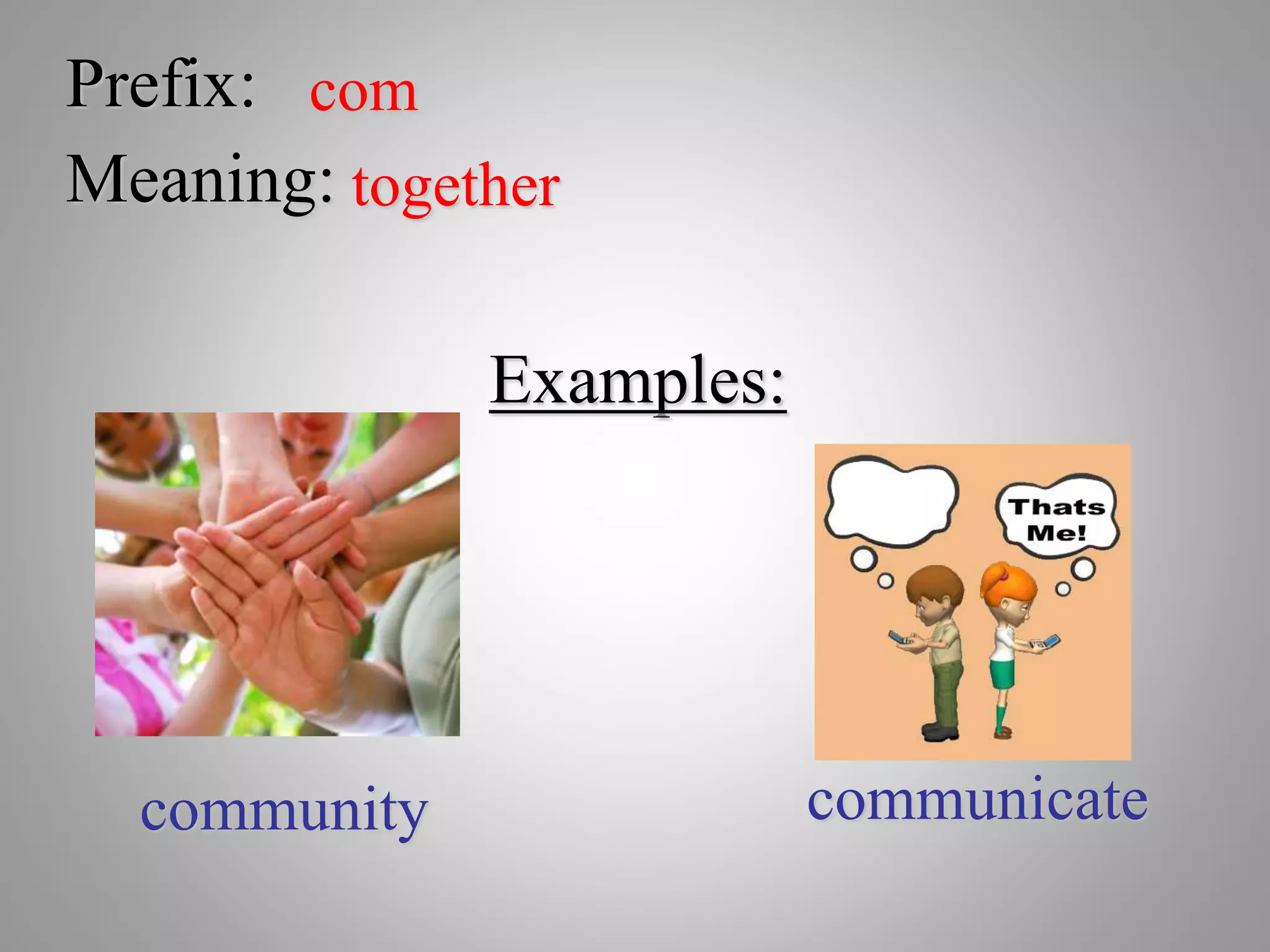 prefixes suffixes roots affixes | PPT