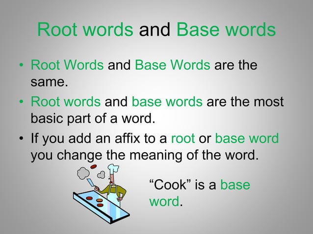 prefixes suffixes roots affixes | PPT