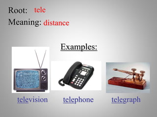 Introduce prefixes suffixes roots affixes power point | PPTX