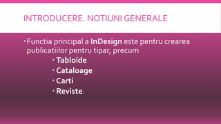 Introducere. structura interfetei programului in design | PPTX