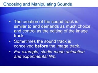 Introduce sound in film 2015 | PPT