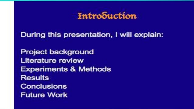 How to compile good slides
