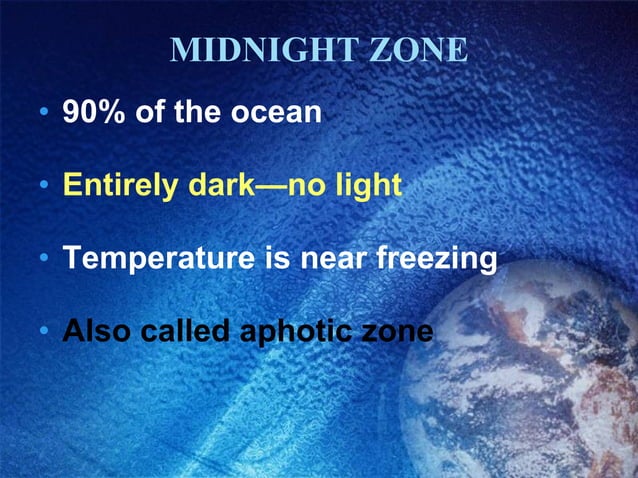 Introduce the Ocean Zones | PPT | Geography | Science