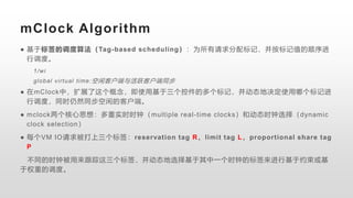 introduce to mclock(mClock: Handling Throughput Variability for ...
