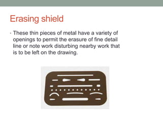 Introduce to Technical drawing & Drg equipment | PPTX