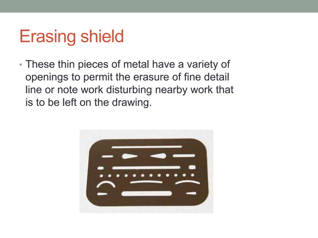 Introduce to Technical drawing & Drg equipment | PPTX