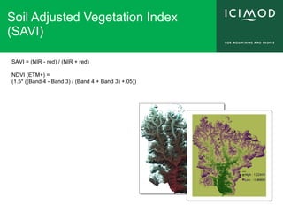 Introduce variable/ Indices using landsat image | PPT