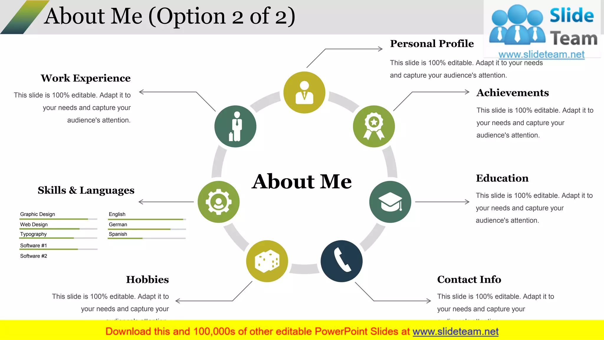 Introduce Yourself Cover Letter PowerPoint Presentation Slides | PPT