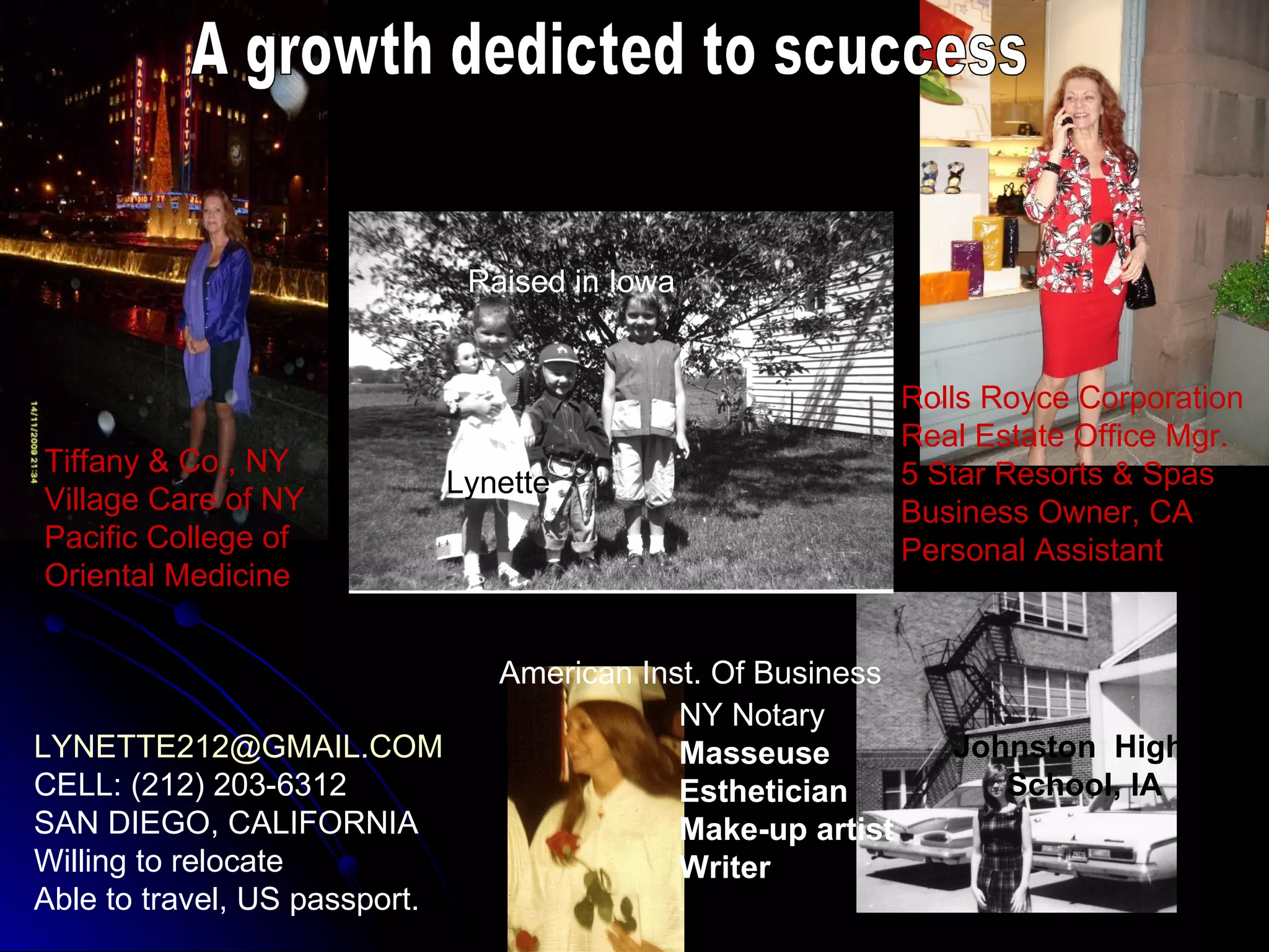 Introducing Lynette E. Schultz | PPT