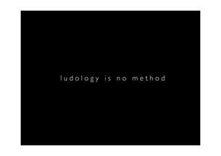Introducing Applied Ludology: Hands-on Methods for Game Design Research ...