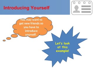 introducing-each-other and introductions | PPT