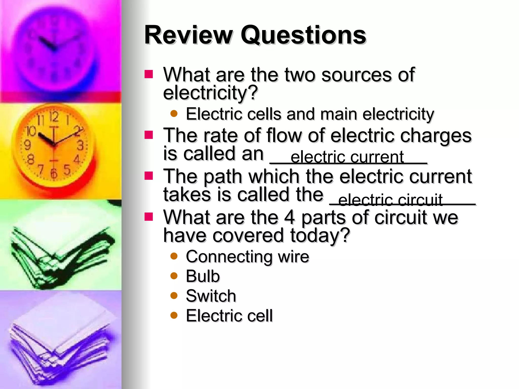 Introducing Electricity | PPT
