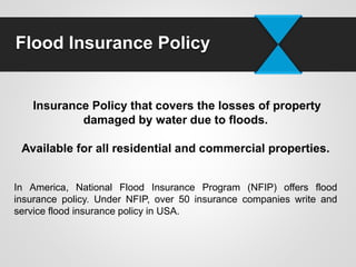 Introducing flood-insurance-policy-of-america-for-merge | PPT