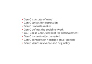 Introducing gen-c-the-youtube-generation research-studies | PDF