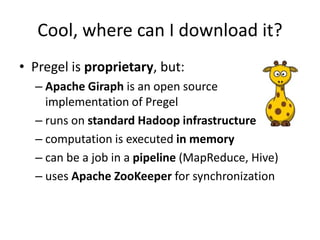 Introducing Apache Giraph for Large Scale Graph Processing | PDF